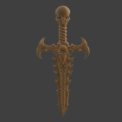 🦴 Bone Dagger・ STL File for 3D printing・Cults