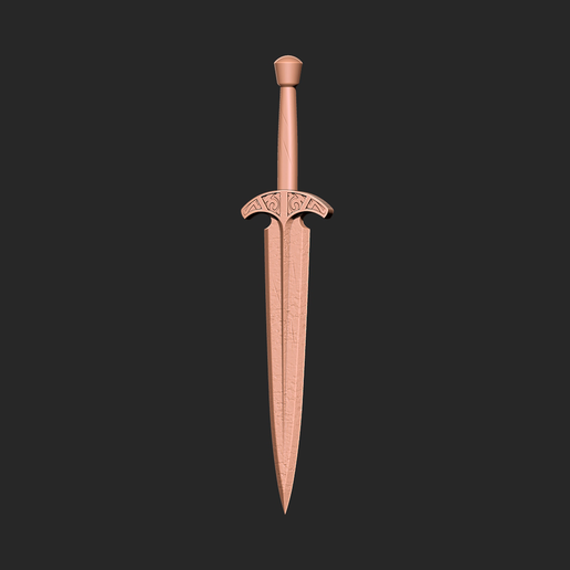 STL file Skyrim - Steel Dagger 3D Print model 🗡️ (OBJ)・3D printing ...