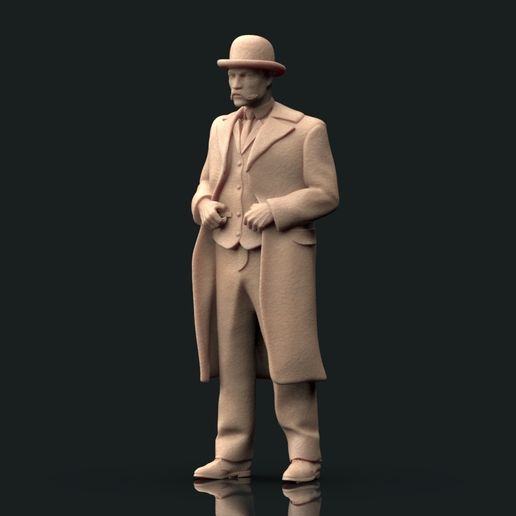 🕵️‍♂️ Private Detective・ STL File for 3D printing・Cults