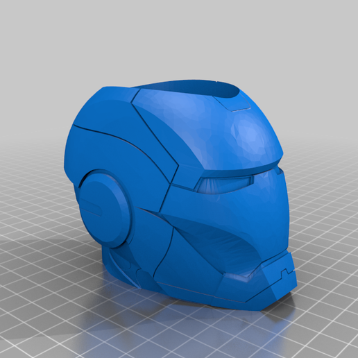 👨 Iron Man Pencil Holder・Free 3D File for ・Cults