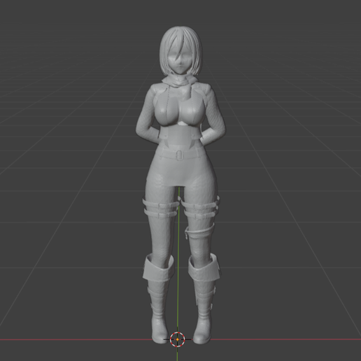 👾 Mikasa Ackerman.・ STL File for 3D printing・Cults
