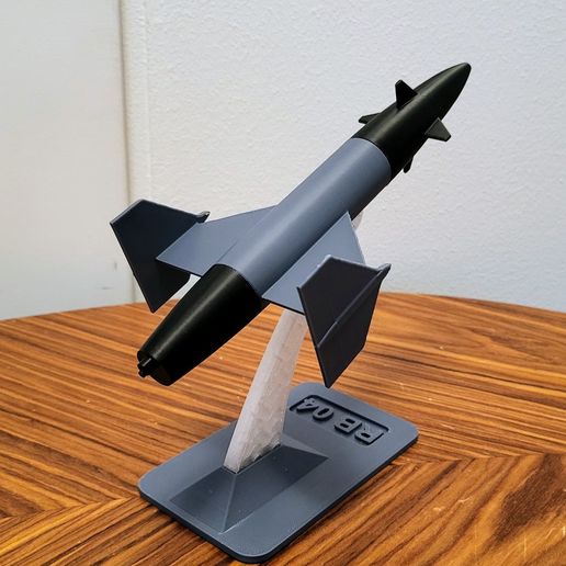 Archivo STL gratis Vintage Anti Ship Missile With Display Stand 🚢 ...