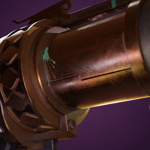 Download STL file jinx Zapper gun League of Legends Cosplay print 3D print model • 3D printing ...