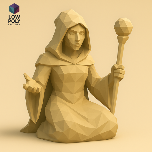 🧙‍♀️ Sorceress - Master of dark magic and Low Poly style incantations ...