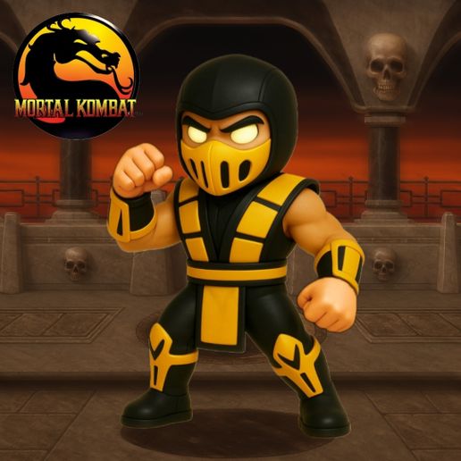 🦂 Mortal Kombat Mega Pack - 20+ Chibi STL Characters + 3 Mystery Bonus ...