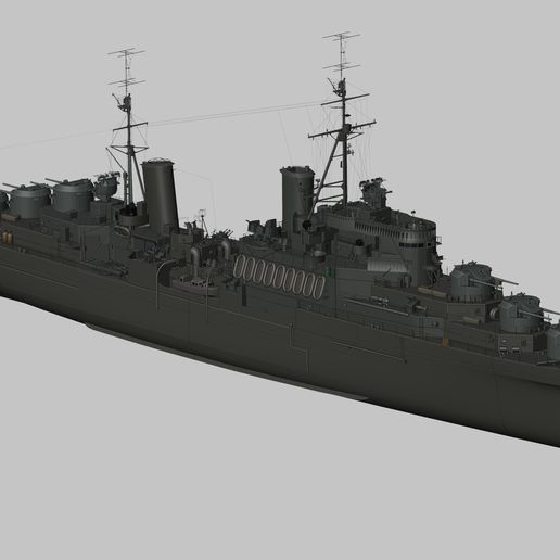 🪖 Light Cruiser・ STL File for 3D printing・Cults
