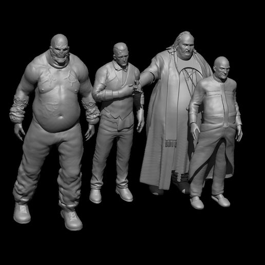 Archivo STL Paquete de personajes de Outlast 👾 ・Objeto para impresora ...