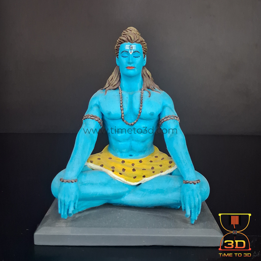 👾 Lord Shiva・ STL File for 3D printing・Cults