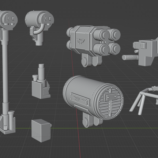 🔫 Classic Sentinel Support Weapons・Free STL File for 3D printing・Cults
