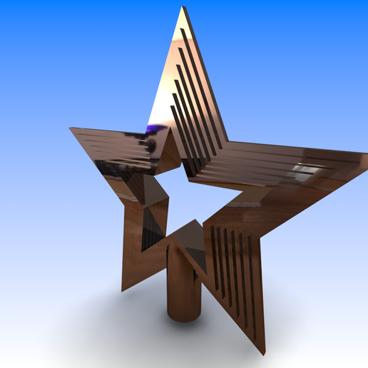 Free STL file Star1 🎄 ・3D printable design to download・Cults