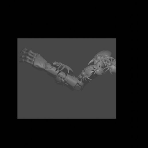 💀 Reanimating Skeleton arm with friendly robot bugs・Free STL File for ...