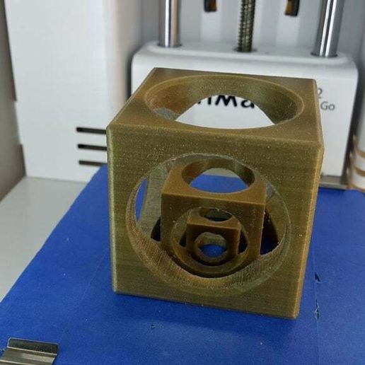 Download free STL file Cube in cube in cube • 3D printer model ・ Cults