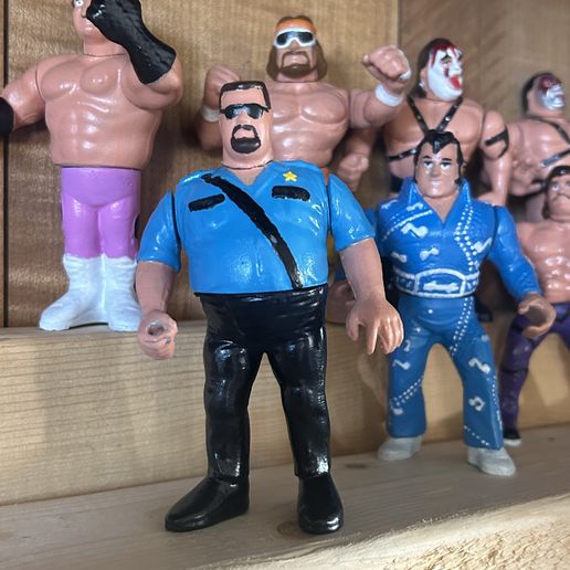 3D print WWF BIG BOSS MAN SERIES 1 WWF HASBRO 90'S 1990'S RETRO VINTAGE ...