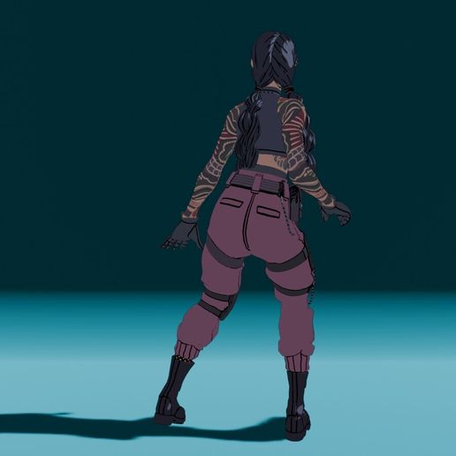 🇯🇵 Cyber Infiltration Pack Chigusa, Megumi, Yuki Low Poly・ STL File for ...