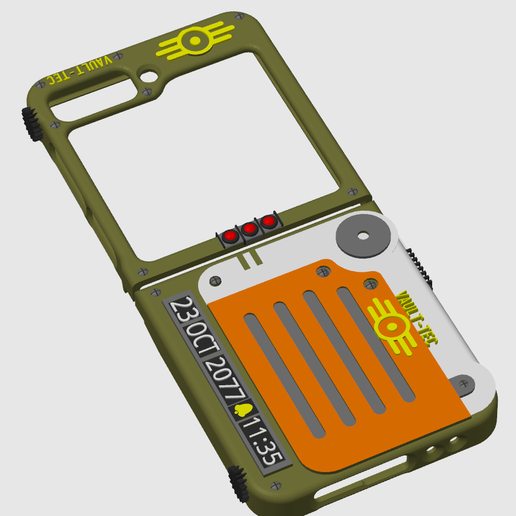 📱 Z flip 6 fallout case・ STL File for 3D printing・Cults