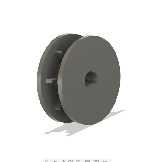 ⚙️ Blind Pulley・ STL File for 3D printing・Cults