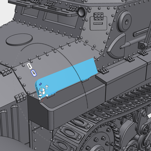 🦸 1-35 scale French interwar halftrack, Schneider AMC P16 M29・ STL File ...