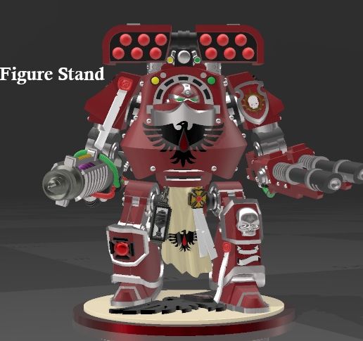 🩸 Custom 98mm Blood Ravens Contemptor Dreadnought・Free STL File for 3D ...