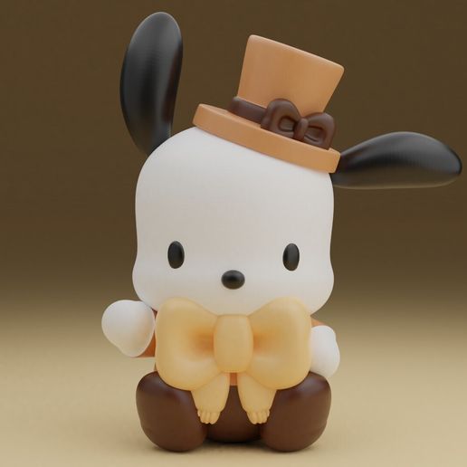 STL file Pochacco sanrio toy 🦸 ・3D print design to download・Cults