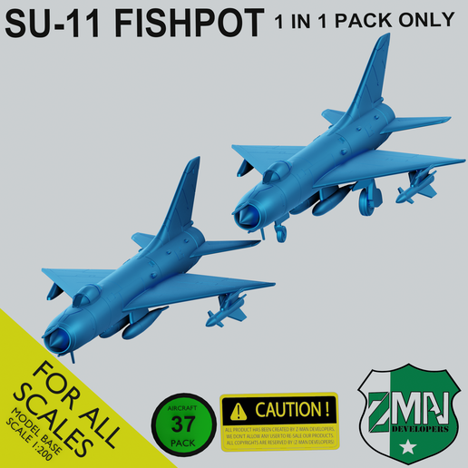️ SU-11 (FISHPOT) V2・Fichier 3D pour ・Cults