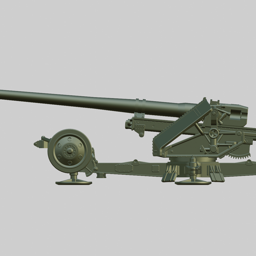 🔫 128mm anti-tank gun - Pak 44 (Germany, WW2)・ 3D File for ・Cults