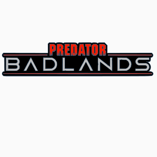 👽 PREDATOR BADLANDS Logo Display by MANIACMANCAVE3D・ STL File for 3D ...