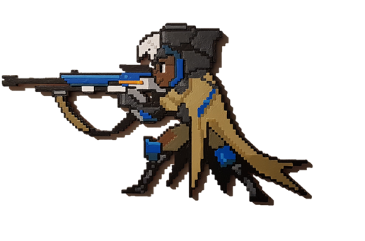 Free 3D file Ana pixel spray - Overwatch 🧞‍♂️ ・3D printer design to ...