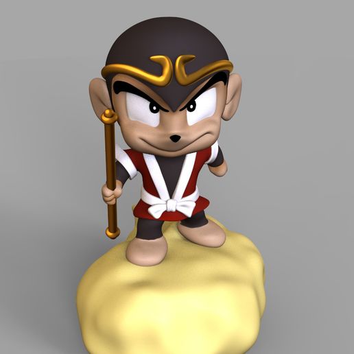 🐒 The Monkey・ STL File for 3D printing・Cults