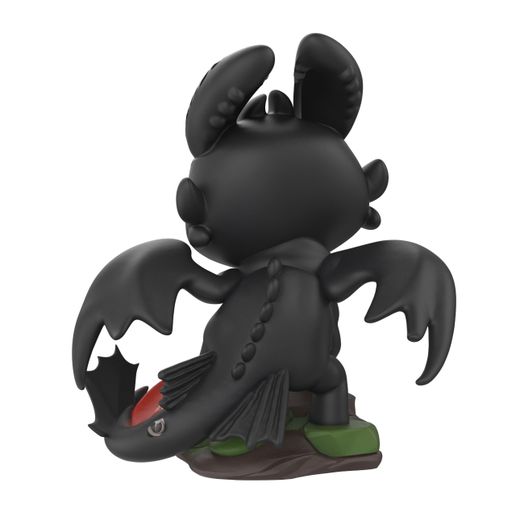 🚆 Lbubu Toothless - How to Train Your Dragon Pop Mart Style Figure・ STL ...