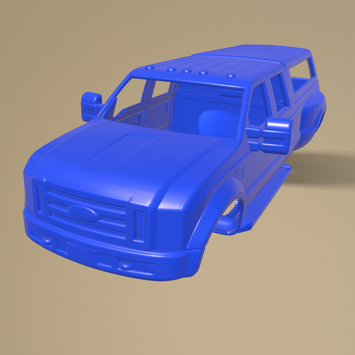 🚙 FORD F 450 SUPER DUTY PRINTABLE CAR IN SEPARATE PARTS・ STL File for ...