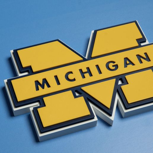 🏛️ University of Michigan Logo・ STL File for ・Cults