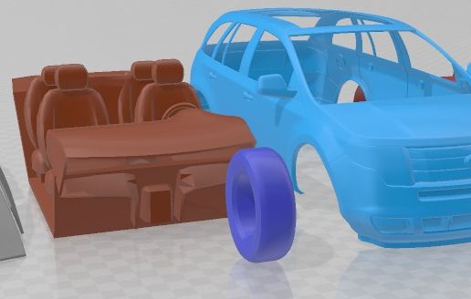 🚙 Ford Edge 2007 Printable Car・ 3D File for 3D printing・Cults