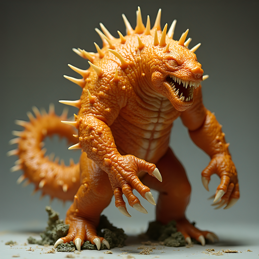 👹 Spiked Horror: 28-32mm Fantasy Monster・Free STL File for 3D printing ...