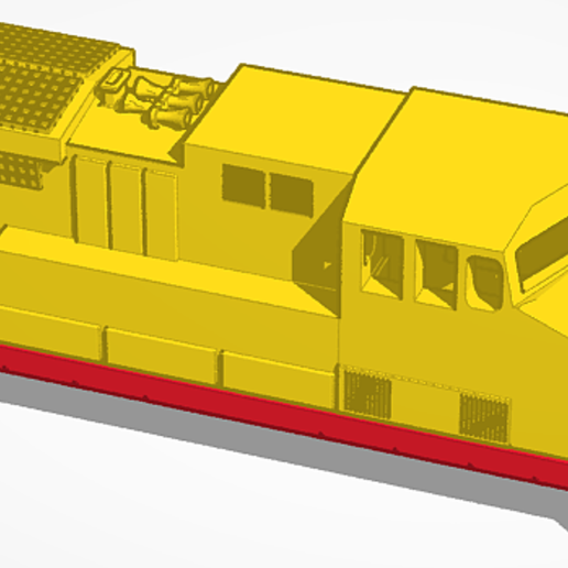 🚂 N Scale Shorty AC4400 Diesel Locomotive・ STL File for 3D printing・Cults