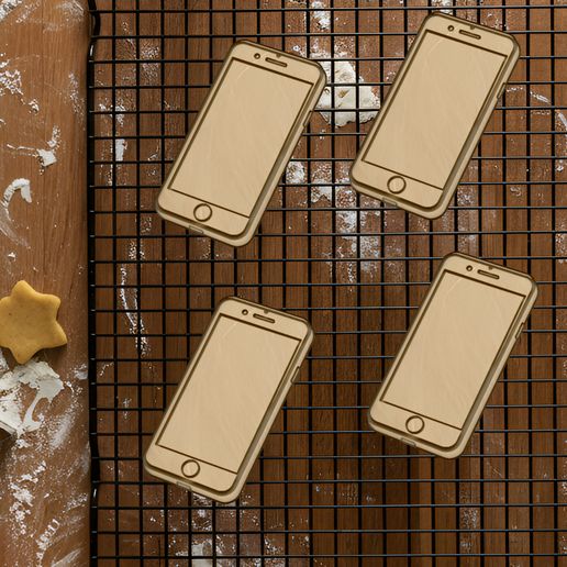 📞 Telephone Cookie Cutter, Biscuit Cutter・ STL File for 3D printing・Cults