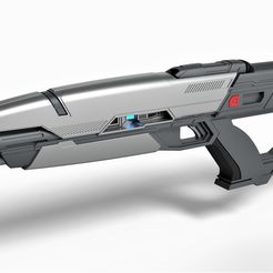 3D printed Phaser rifle from the movie Star Trek Into Darkness 2013 ...
