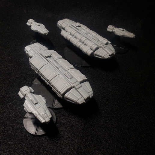 🎲 Support Ship/tanker for tabletop wargames - Fleet 1 style・ 3D File ...