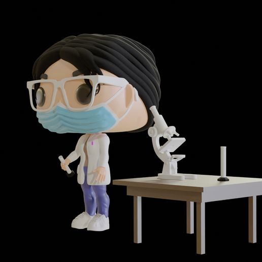 🔬 Funko Laboratory - Laboratorista・ STL File for ・Cults