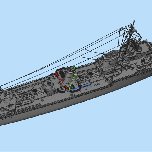 🛥️ German torpedo boat・ STL File for ・Cults