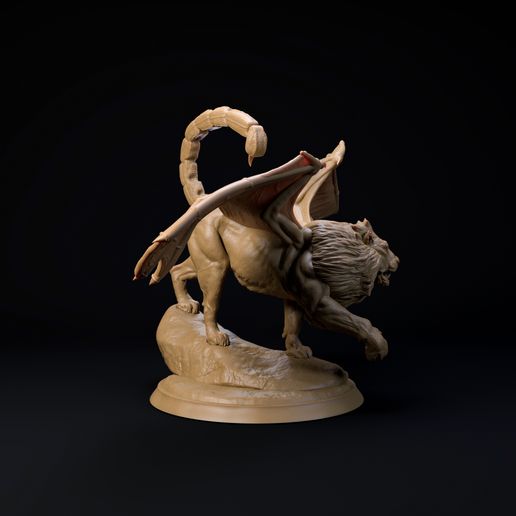 🎨 Manticore 32mm pre-supported・ 3D File for 3D printing・Cults