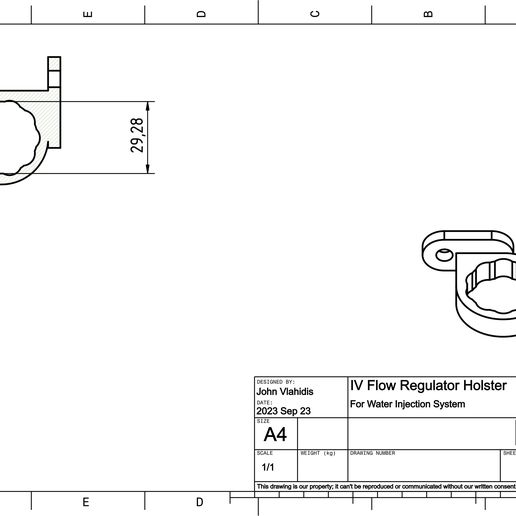 Free STL file IV Flow REGULATOR Holster 🛞 ・3D printing model to ...