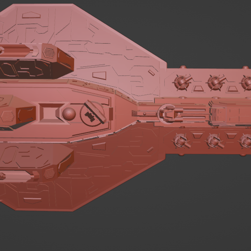 STL file Crusader-class Corvette (Star Wars Armada) ⭐ ・3D print design ...