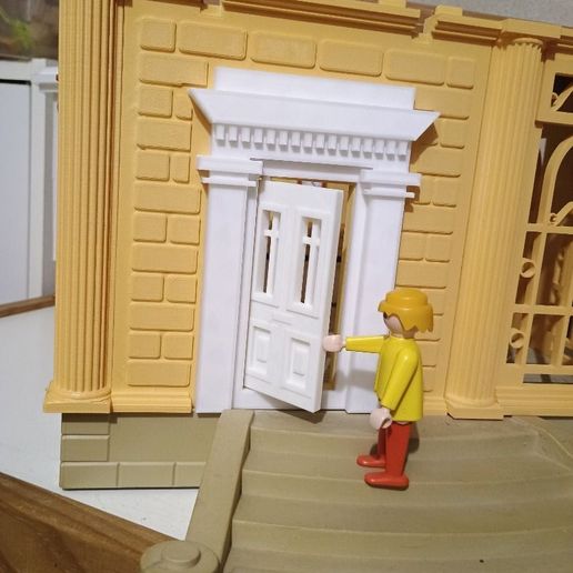 🧱 Playmobil 1900 victorian English brick building style entrance ...