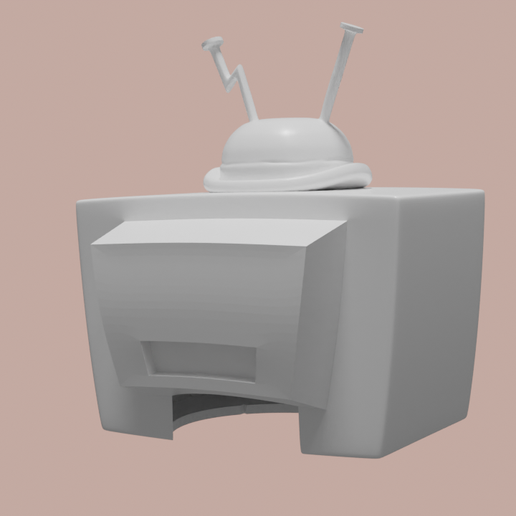 📦 Box T.V. Wearable Helmet・ STL File for 3D printing・Cults