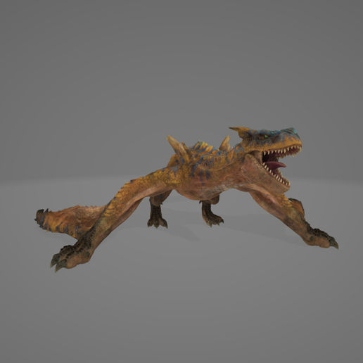👹 MONSTER HUNTER TIGREX・ STL File for 3D printing・Cults