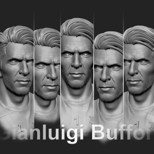 ⚽ BUFFON・ STL File for 3D printing・Cults