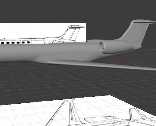 🛩️ Gulfstream G550・ STL File for 3D printing・Cults