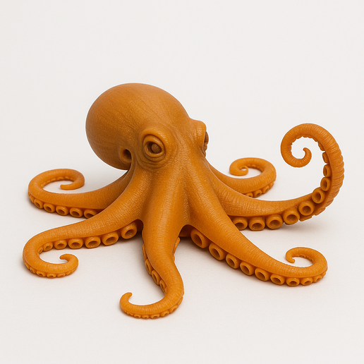 🐙 Octopus Figure・ STL File for 3D printing・Cults