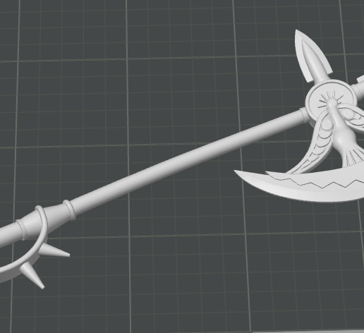 🪓 Escanor's Divine Axe - Rita・Free 3MF File for 3D printing・Cults