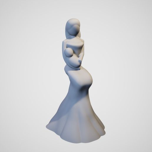 👶 Mother’s Day statue・Free STL File for 3D printing・Cults